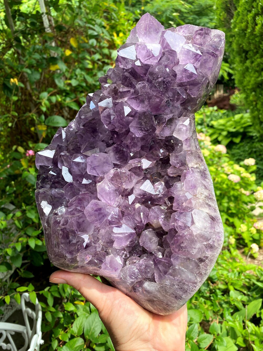 LARGE AMETHYST GEODE | 13+ POUNDS LARGE AMETHYST – Coconut Quartz